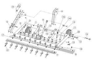 11 Series Riata Rake Arena Drag Replacement Parts