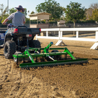 RiataRake 1084, 7 foot Trailed Arena Drag