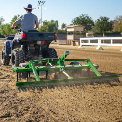 RiataRake 1084, 7 foot Trailed Arena Drag